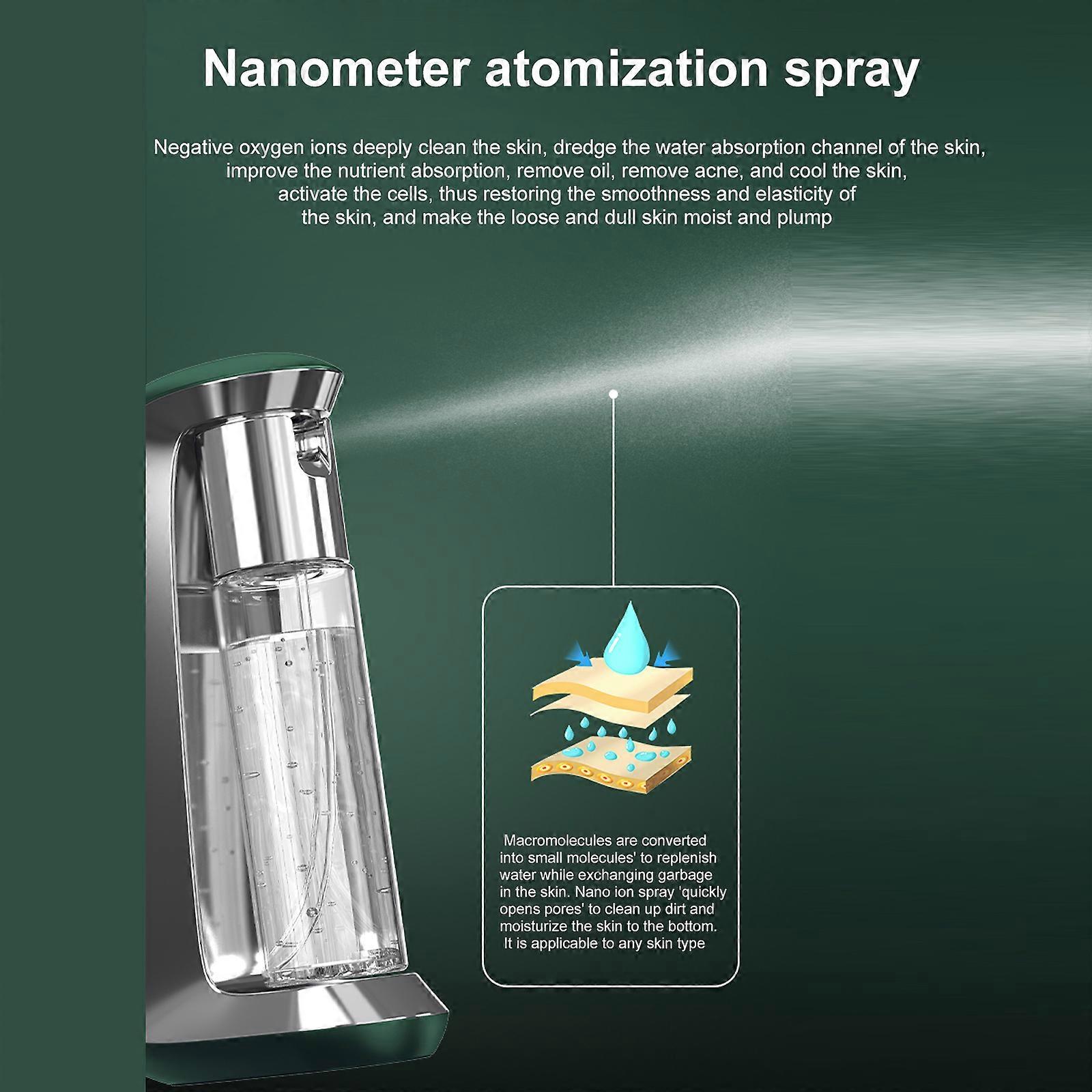 INXI001 Facial Oxygen Machine Airbrush Nano Mist Sprayer Portable ...