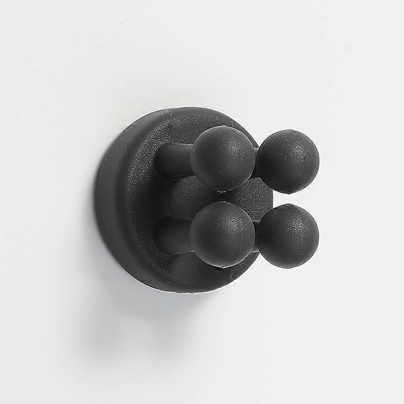 6pcs Silicone Adhesive Hook Utility Stand Plug Cable Holder Key Hook ...