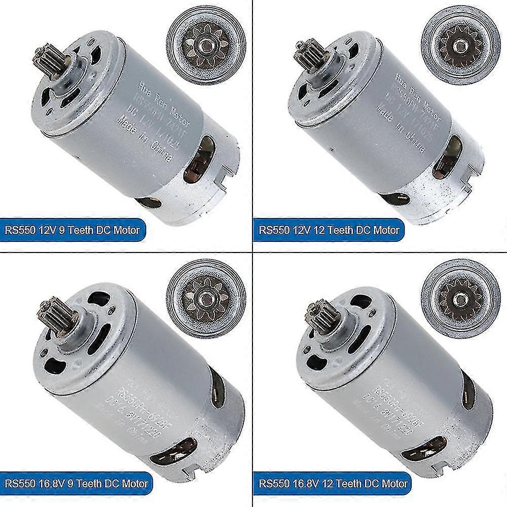 Rs550 18v 19500 Rpm Dc Motor With Two-speed 11 Teeth And High Torque ...