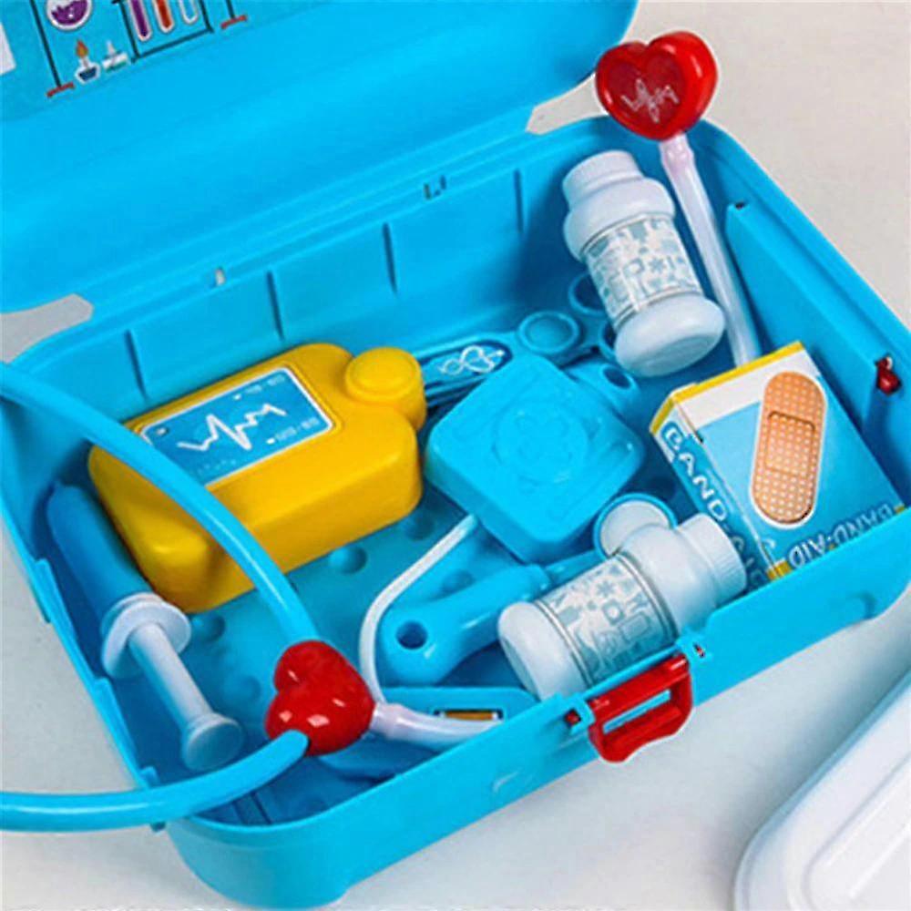 17 Pack Kids Pretend Doctor Set Portable Backpack Medical Kit Cosplay ...