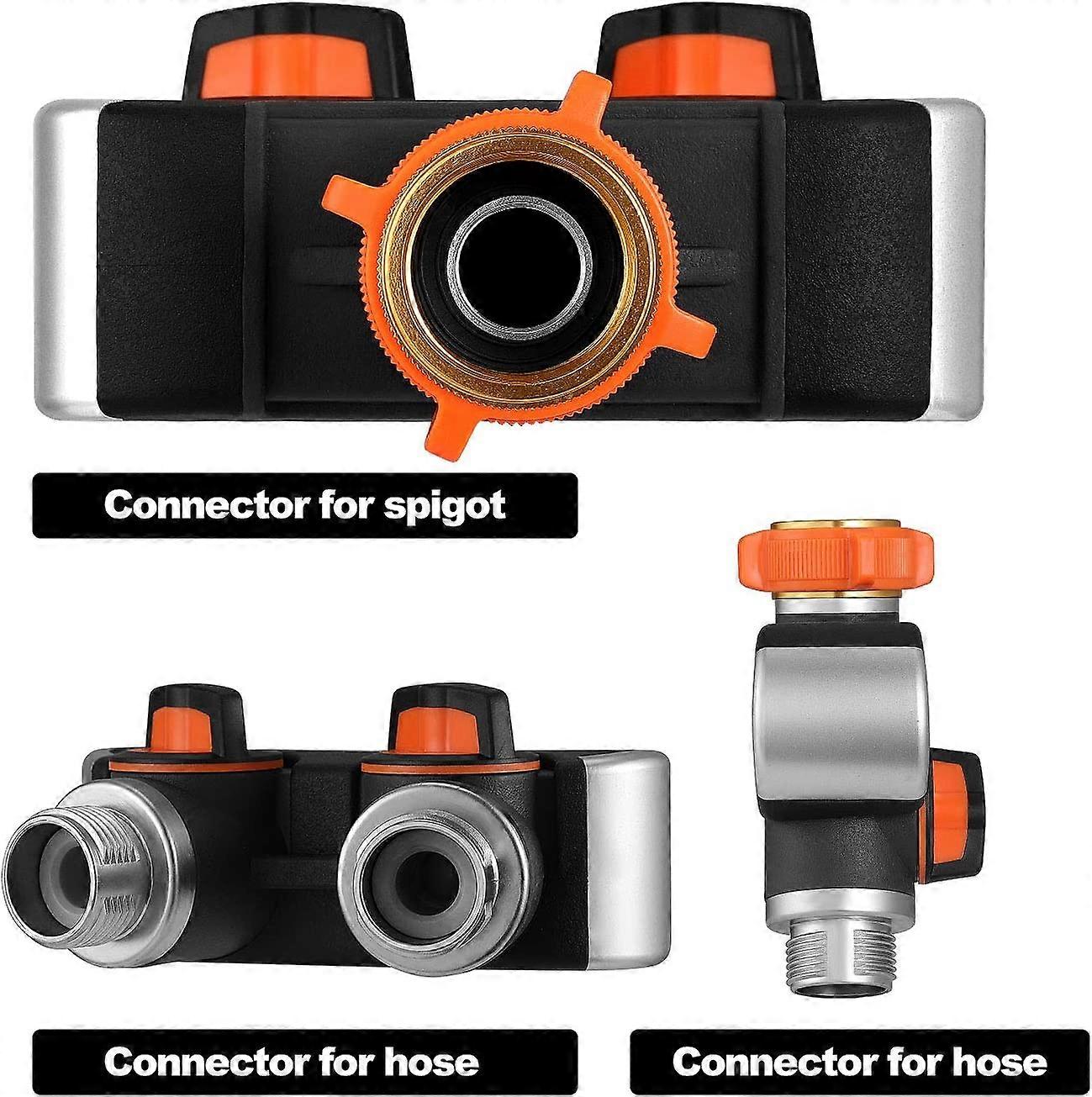 Way Watering Distributor, Garden Hose Splitter, Garden Hose Connector ...