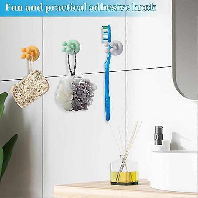 6pcs Razor Holder, Shower Razor Holder, Waterproof Bathroom Toothbrush ...