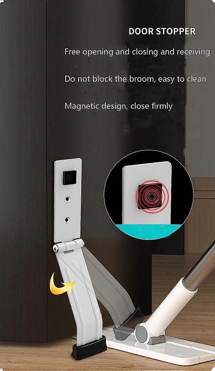 Door Stoppers for Bottom of Door, No Drilling Door Stopper, Door Holder ...