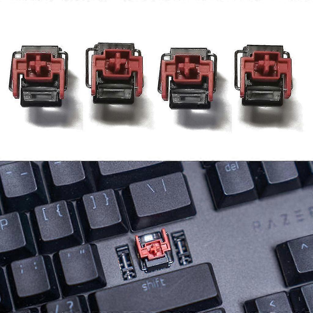 4pcs Razer Red Optical Hot Swap Switch For Razer Huntsman Elite Gaming ...