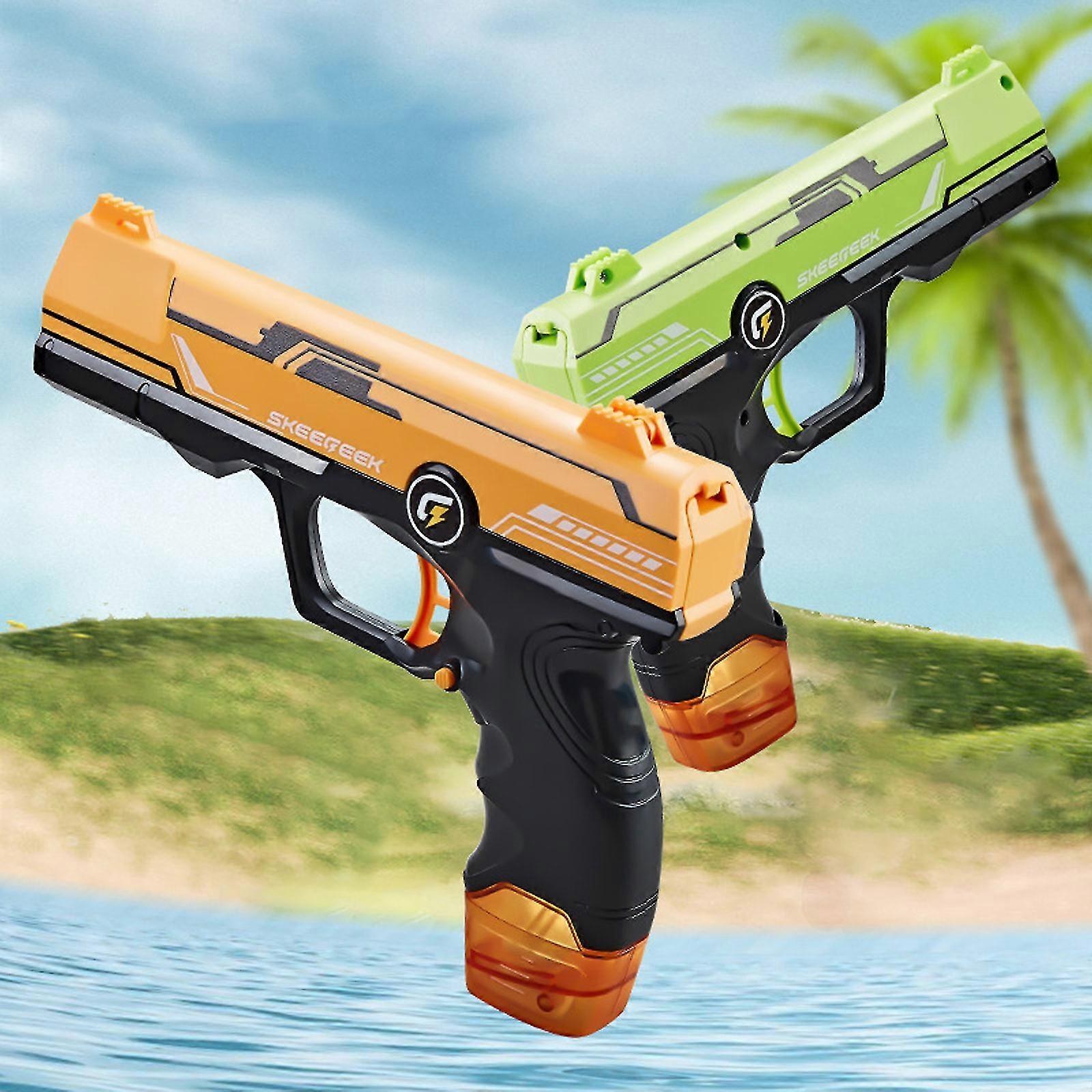 Powerful Motor Water Guns For Kid Adult, 32 Ft Automatic Water Squirt ...