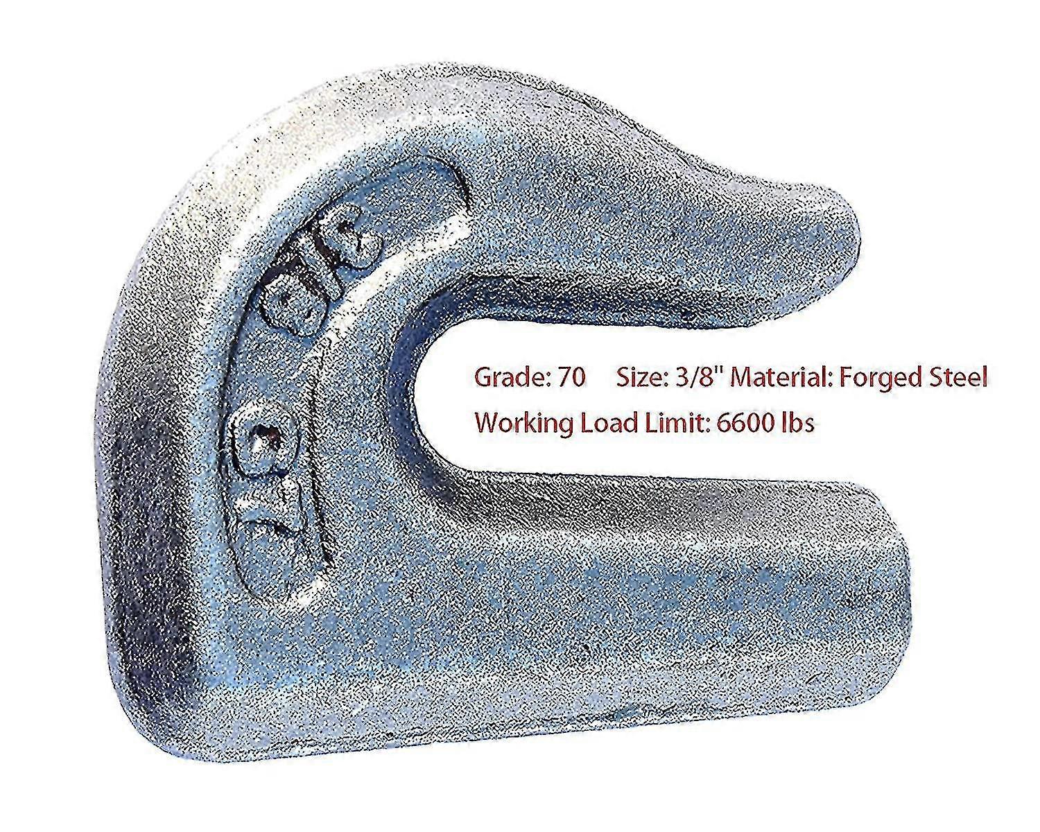 Weld On Grab Chain Hook G70 3/8" Weld On Chain Grab Hooks Bucket ...