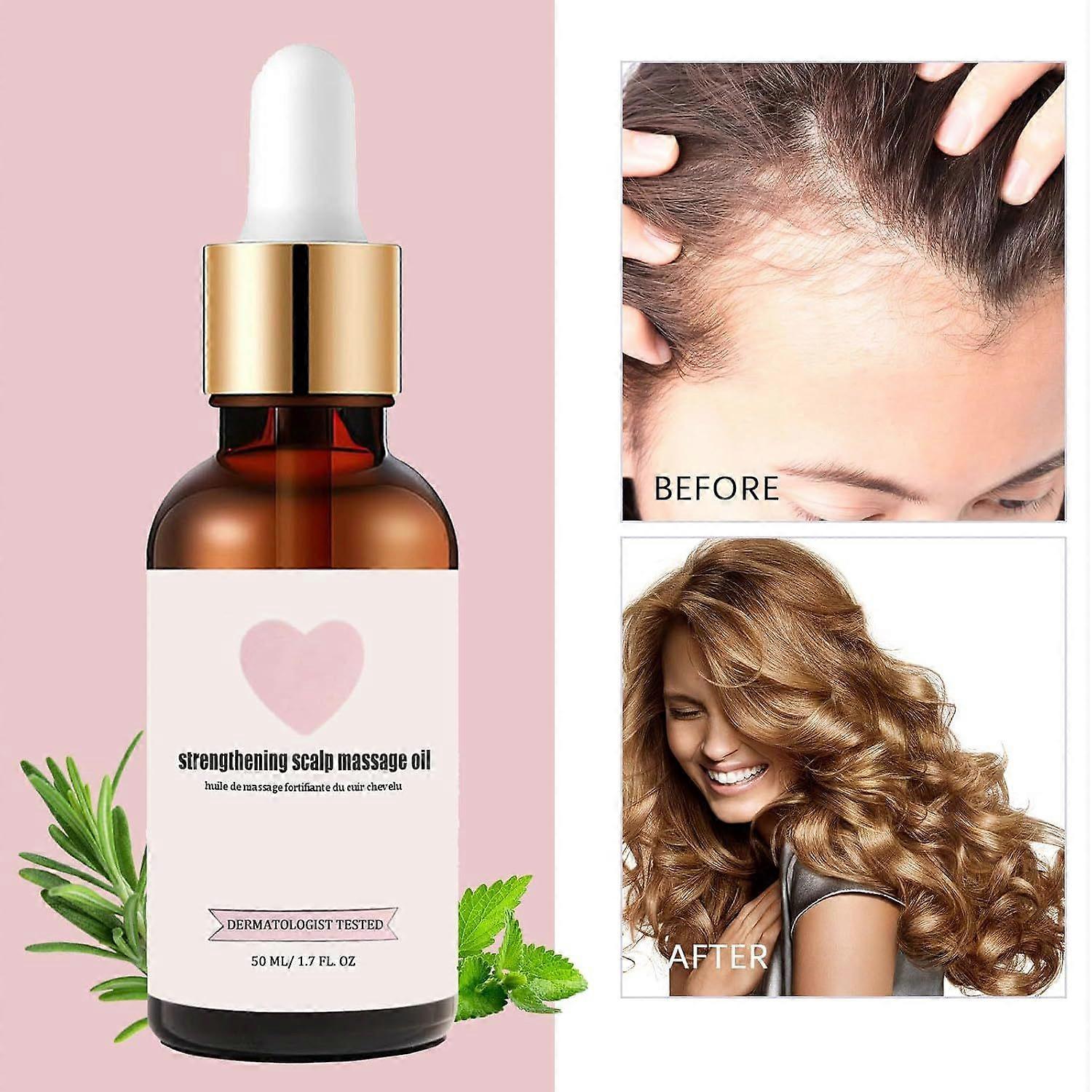 Strengthening Scalp Massage Oil, Hair Oil, Scalp Oil Hair Growth Oil ...