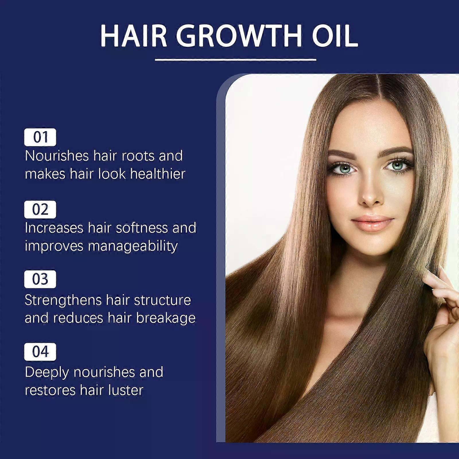 No Bald 3 in 1 hair growth oil, oil for dry and damaged hair, deep ...