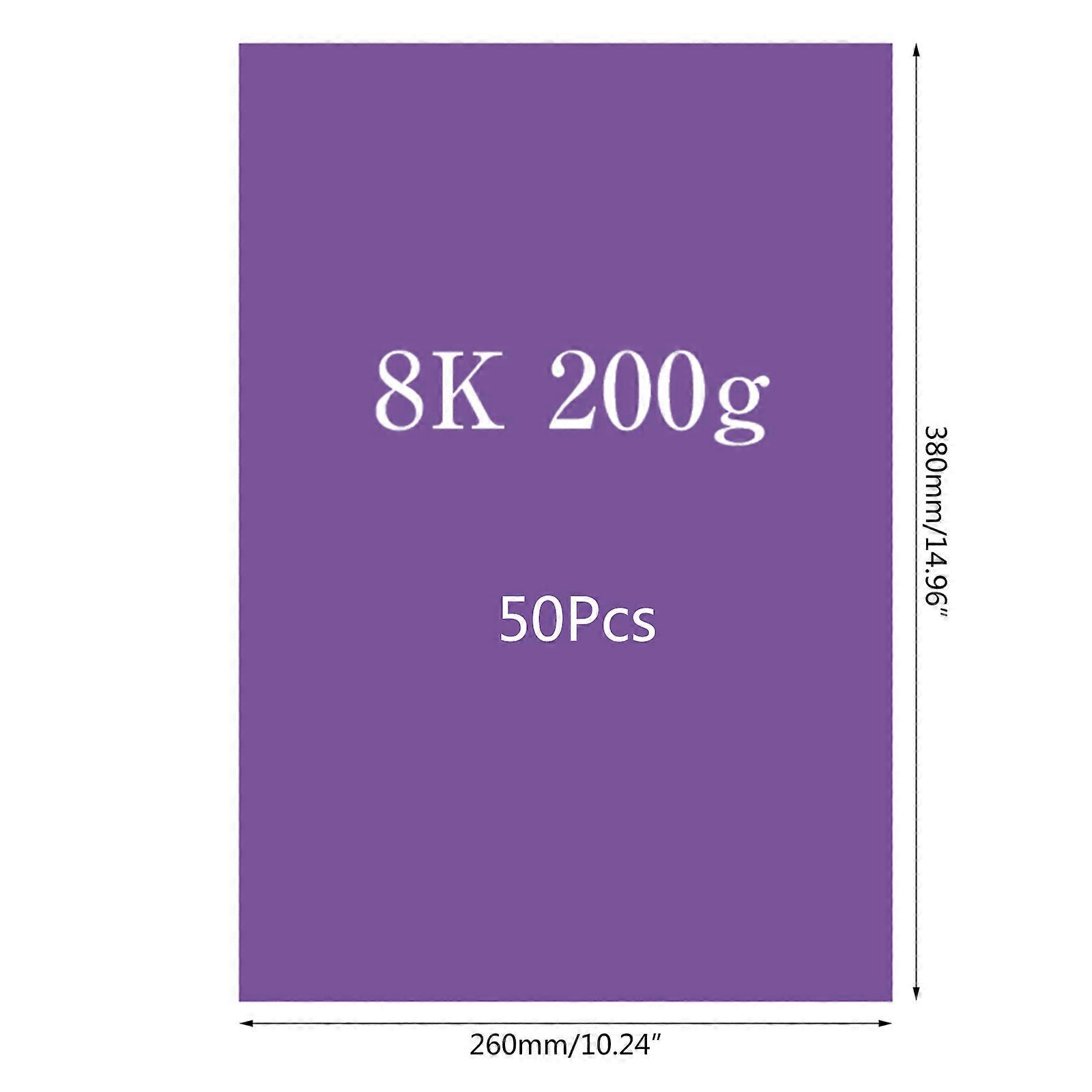 50 Sheets Drawing Cardboard Painting Making Greeting Card Cover Paper ...
