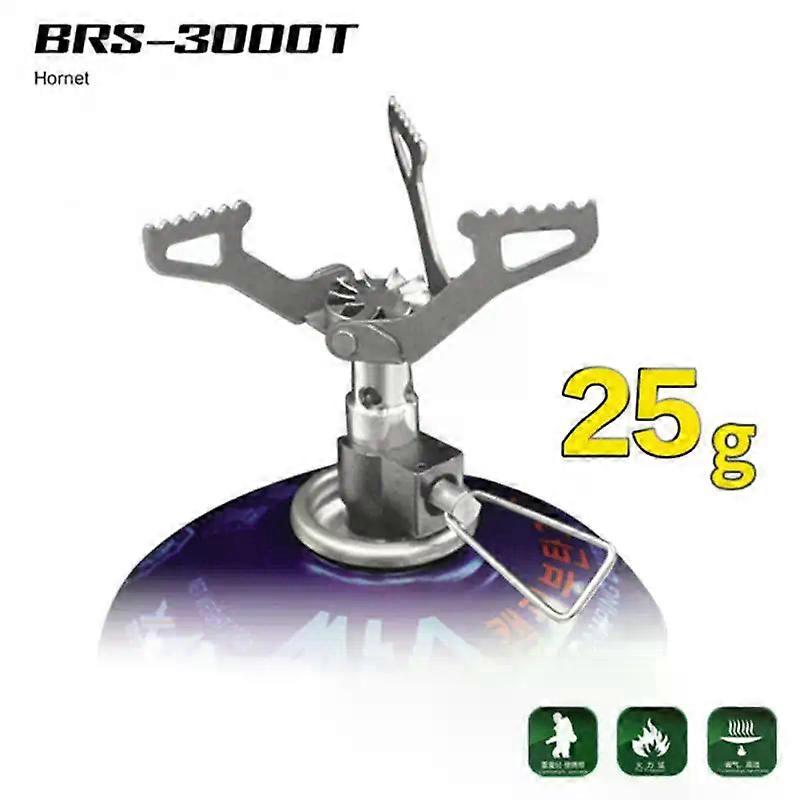 BRS-3000T Titanium Mini Camping Gas Burners 25g 2700W One-Piece Pocket ...