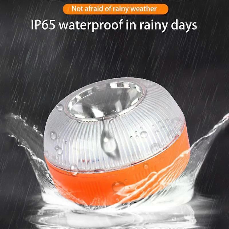 Car Emergency Beacon Light USB Rechargeable V16 Magnetic Induction ...