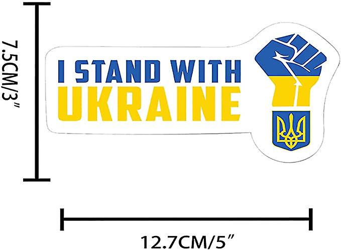 Ukraine Flag Sticker Ukraine Stickers I Stand With Ukraine Sticker ...