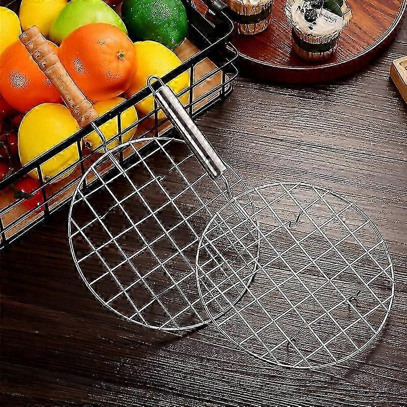 Stainless Steel Round Wire Roaster Rack/papad Jali/roti Grill Round ...
