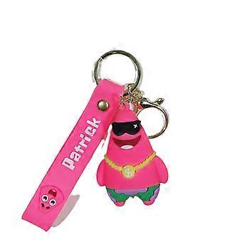 SpongeBob SquarePants and Patrick Star cartoon figurine keychains ...