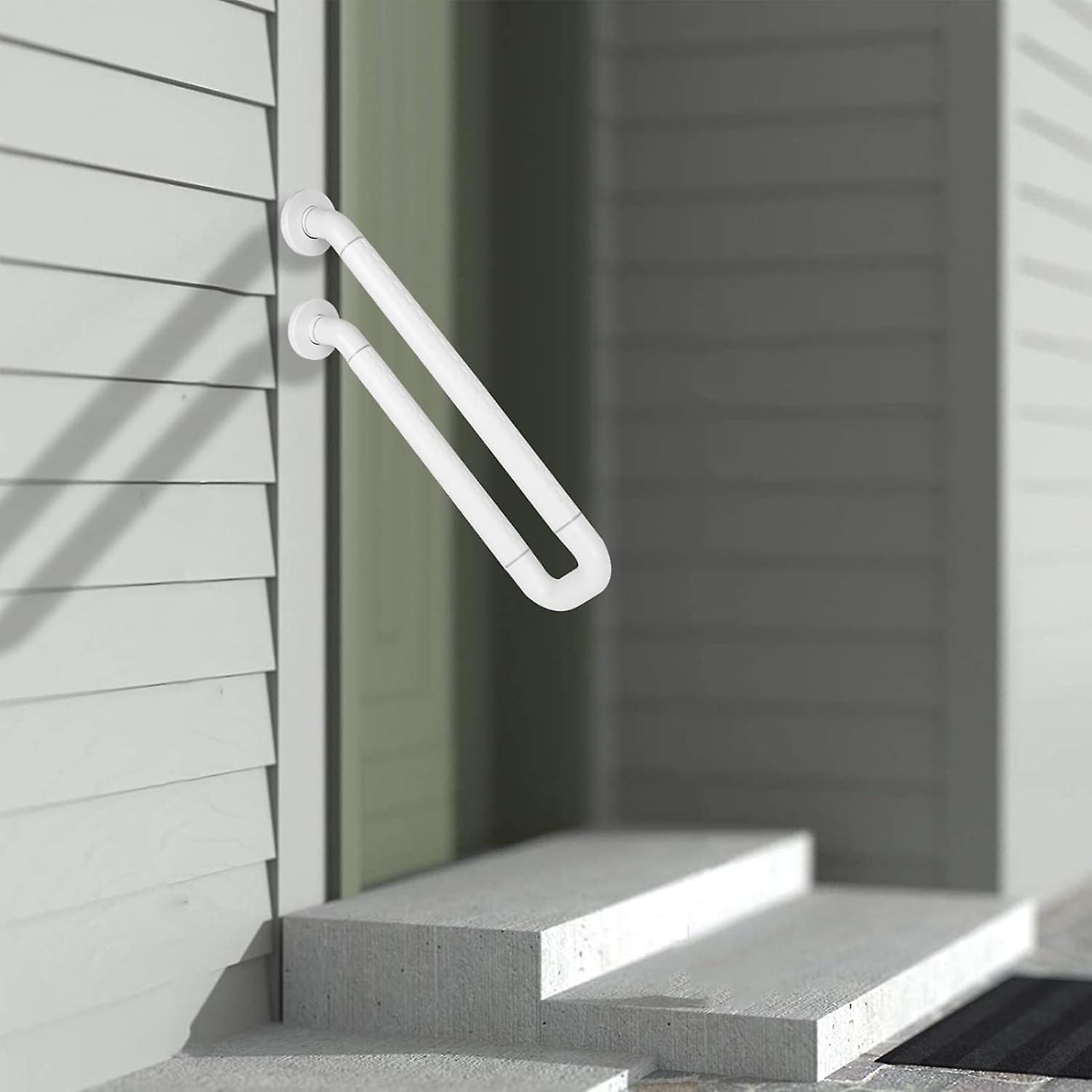 Wall Mounted Handrail with Non-Slip Surface, U Shaped Handrail with ...