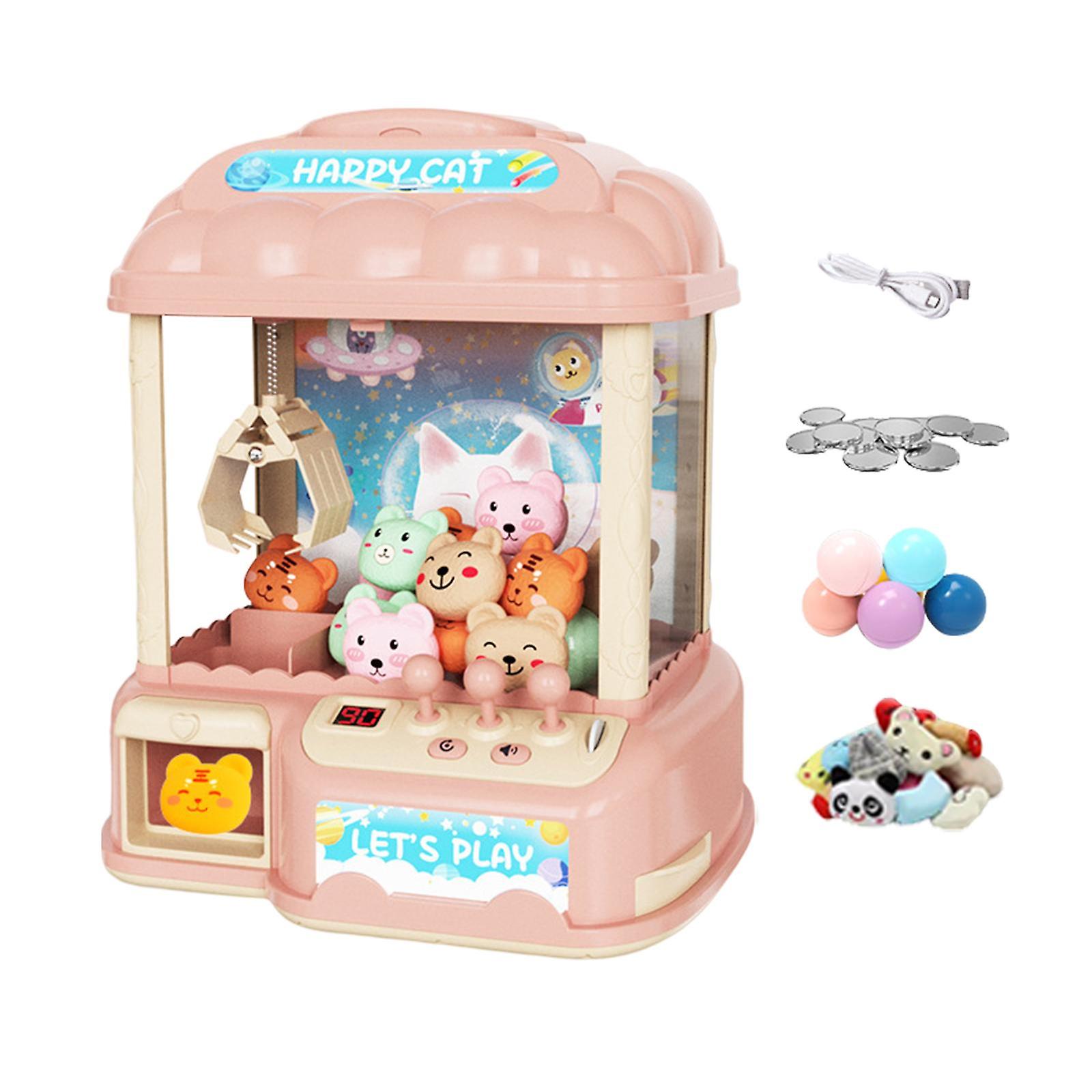 Claw Machine with 20 Capsule Mini Vending Machine for Adults Boys Girls ...