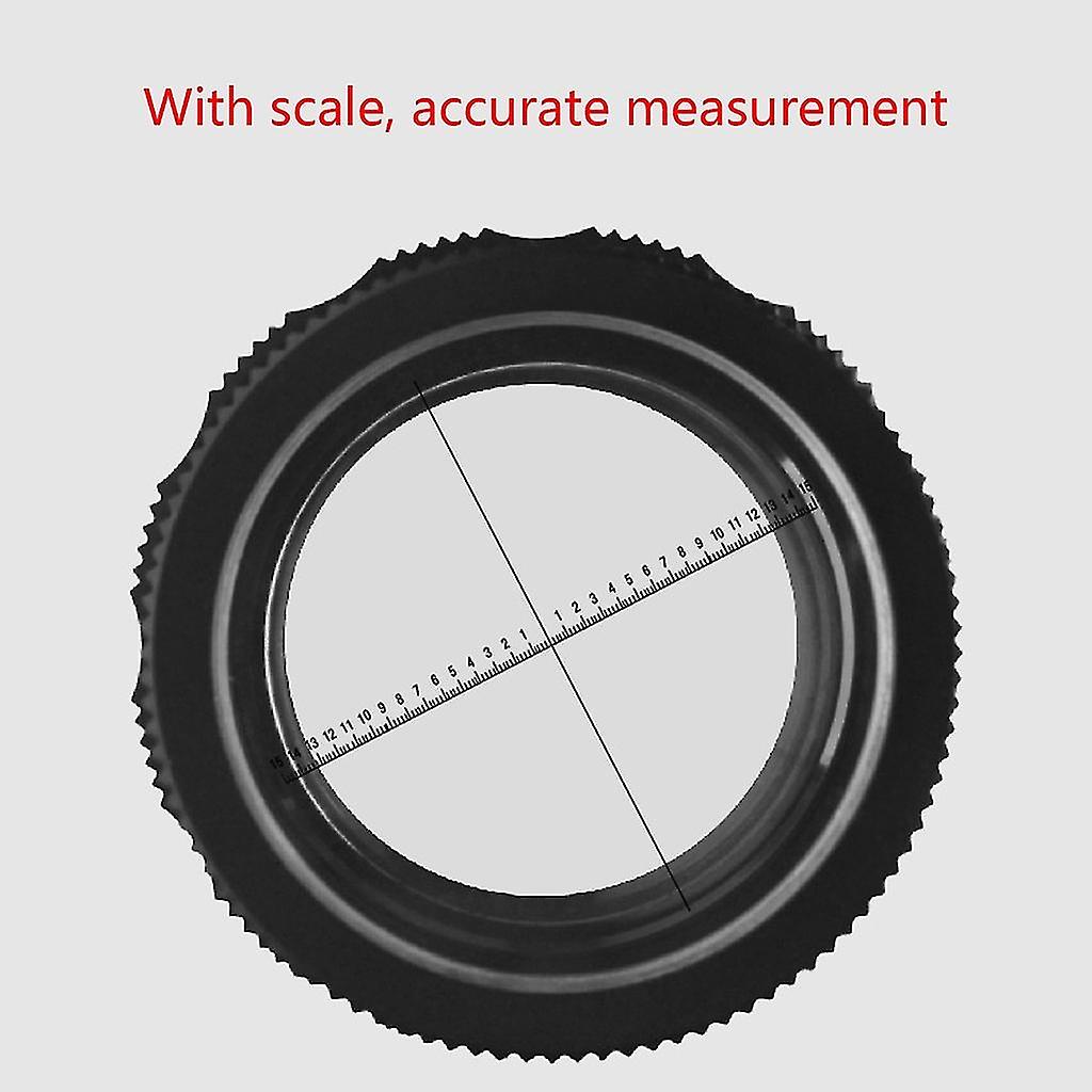 Upgraded Stand Measuring Magnifier Scale Loupe Magnifying Glass ...