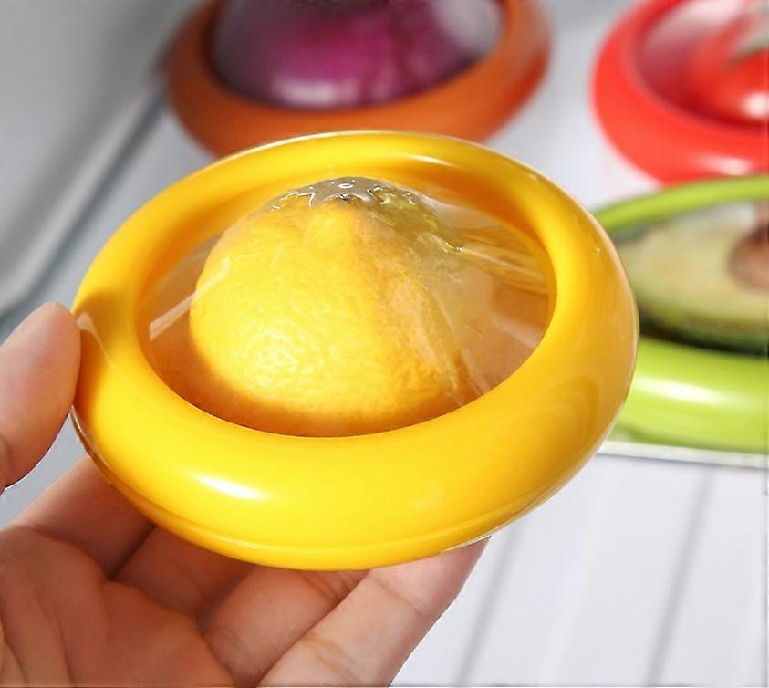 2pcs Fruit and Vegetable Storage Lemon Keeper for Fridge Stretch Pod ...