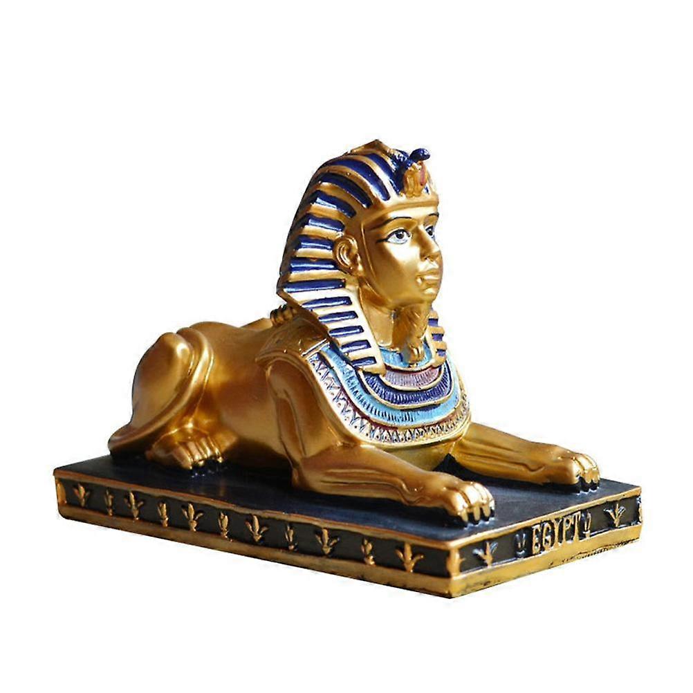 Egyptian Sphinx Statue Figurine Sculpture Decoration Resin Egypt Decor ...