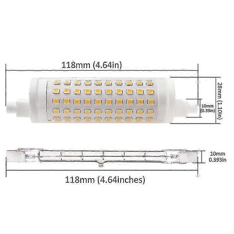 R7s Led Bulb 118mm 15w Dimmable Warm White 3000k, Equivalent To J118 ...