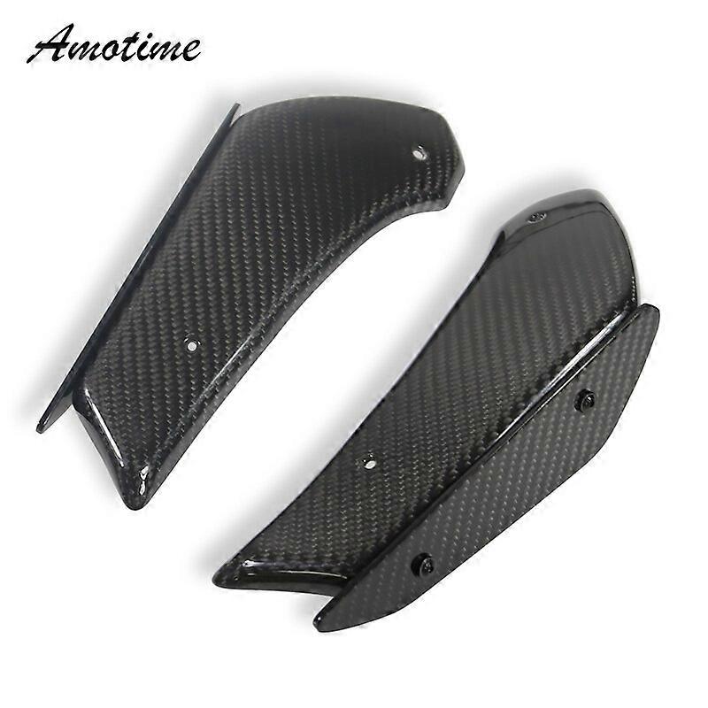 For BMW S1000RR 2010-2018 HP4 Fairing Front Aerodynamic Winglet Carbon ...