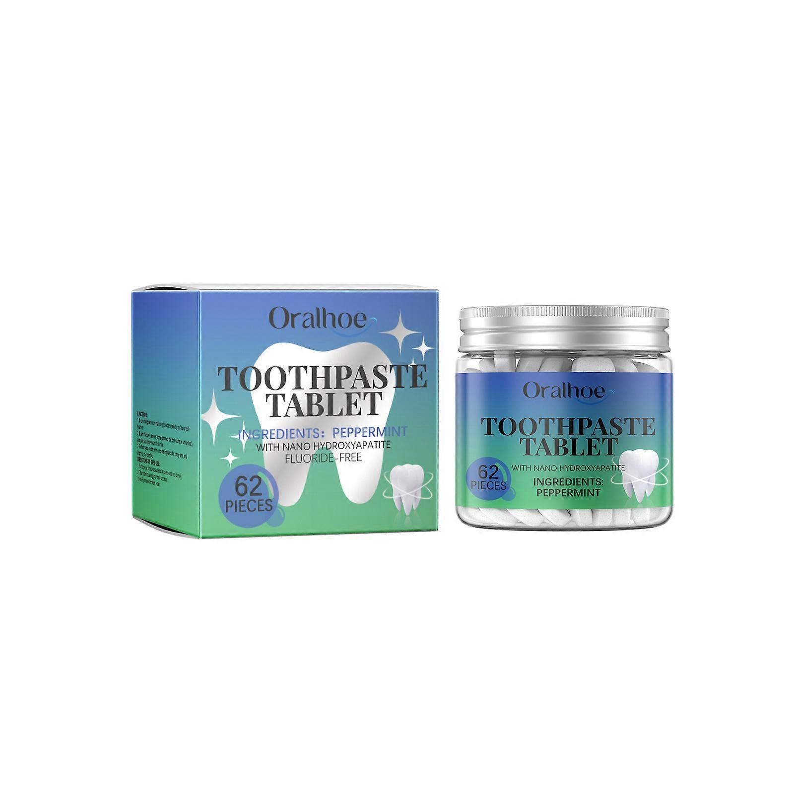 Toothpaste Tablets Chewable Toothpaste Tablets for Fresh Breath & Clean ...