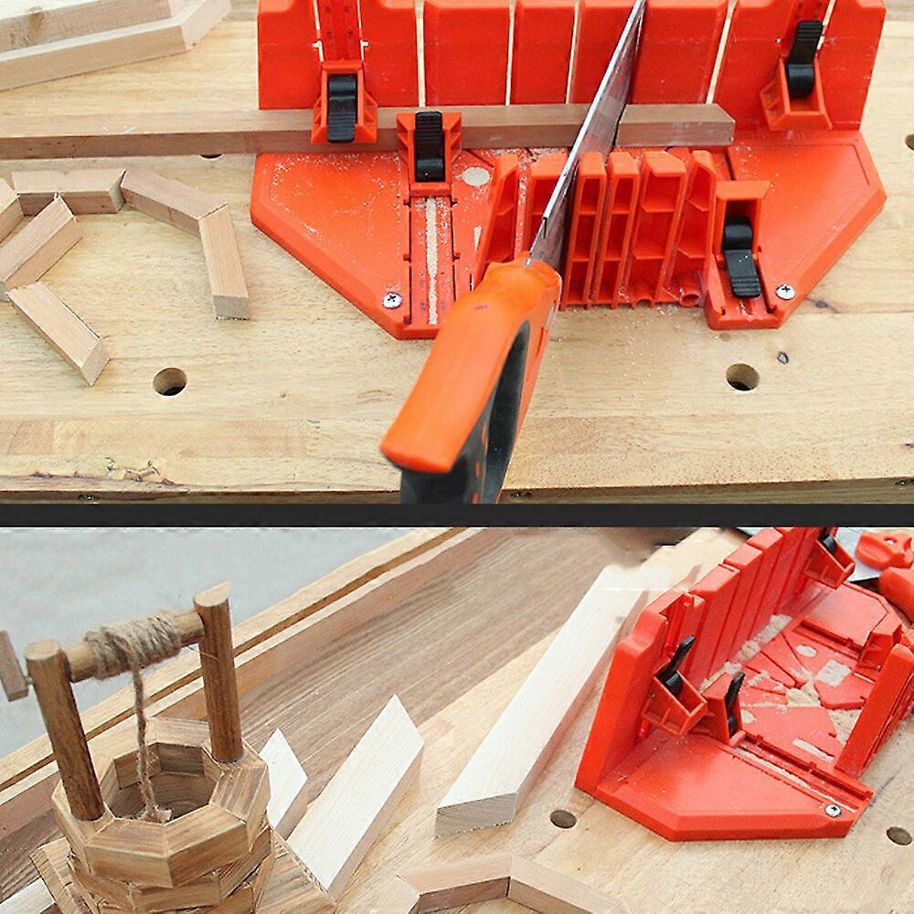 JWL-Woodworking Clamping Mitre Box Diagonal Saw Cabinet 45 90 Degree ...
