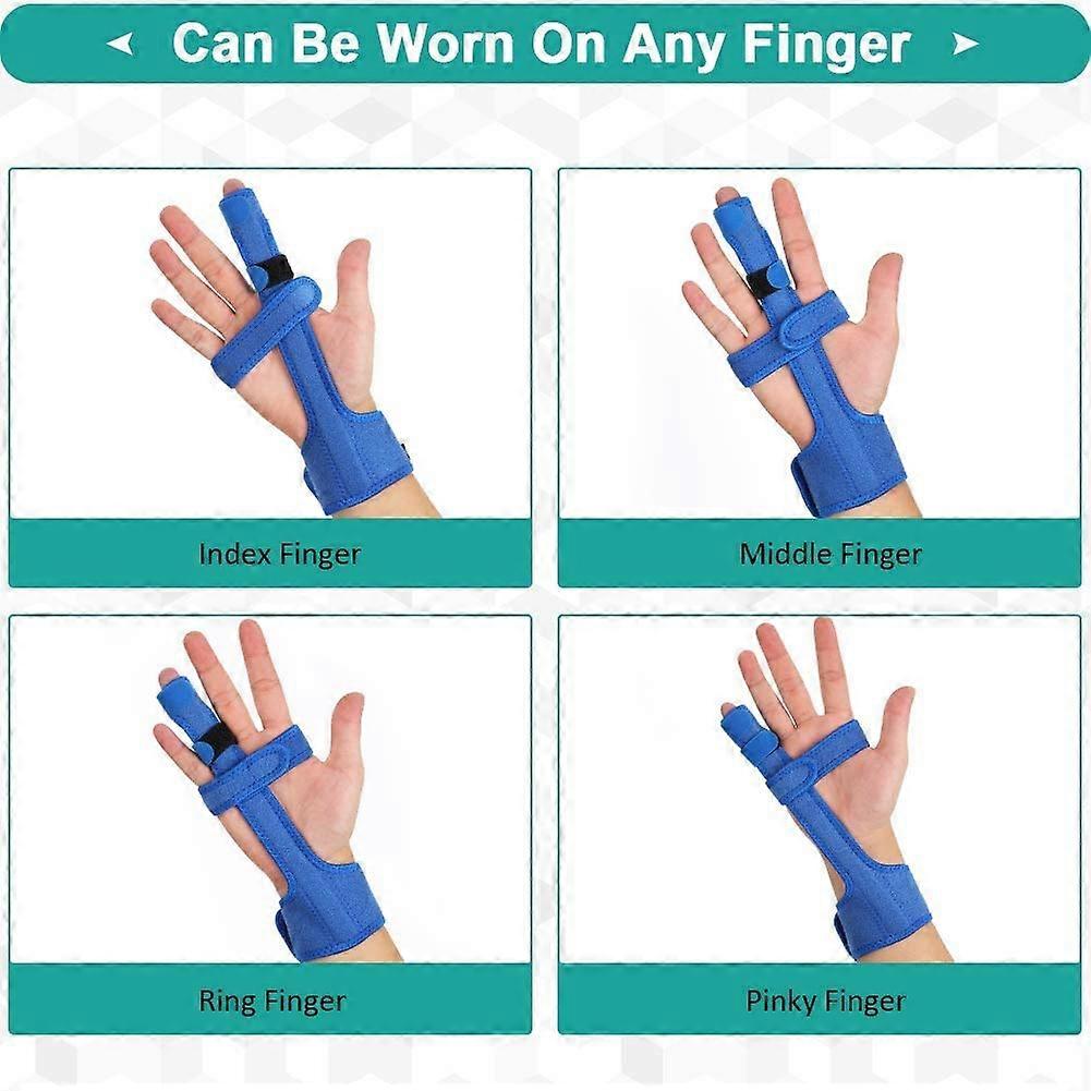 Adjustable Finger Splint Immobilization Support Protection for ...