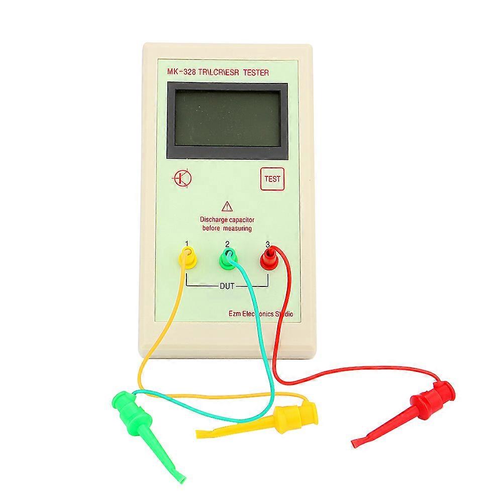 MK328 ESR Transistor Tester Capacitance Inductance Resistor Meter LCR ...