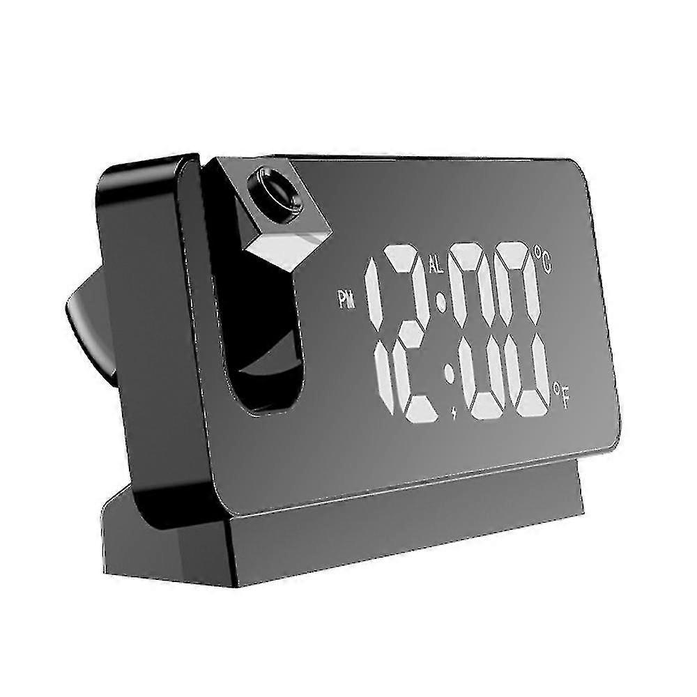 Projection Alarm Clock For Bedroom, Digital Alarm Clock Radio Dimmer ...