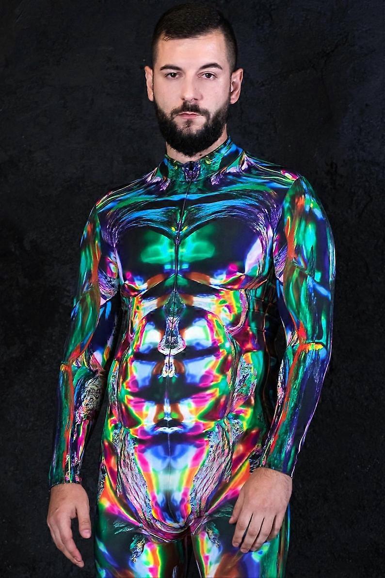 Cyberpunk Men's Halloween Costume - Ideal for Christmas, Halloween, and ...