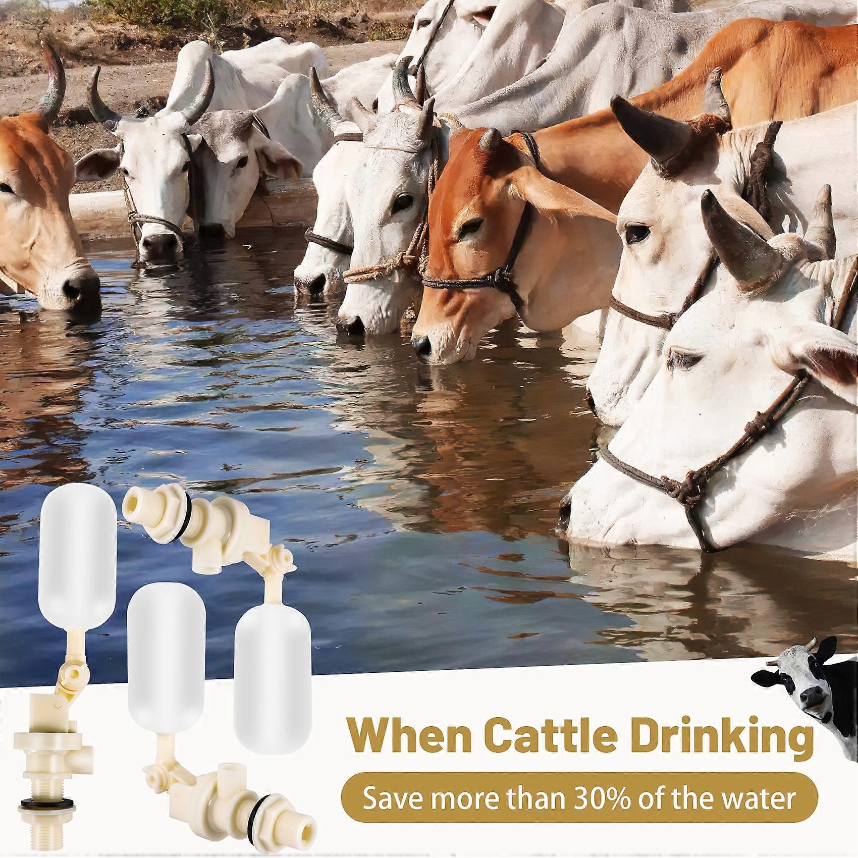 3 Pack Float Valve for Automatic Waterer Bowl Horse Cattle Goat Sheep ...