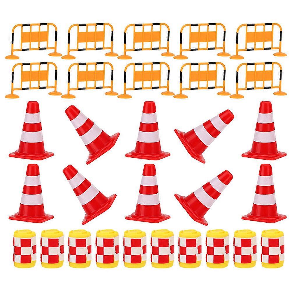 30pcs Play Traffic Signs Street Signs Playset for Kids Play Traffic ...