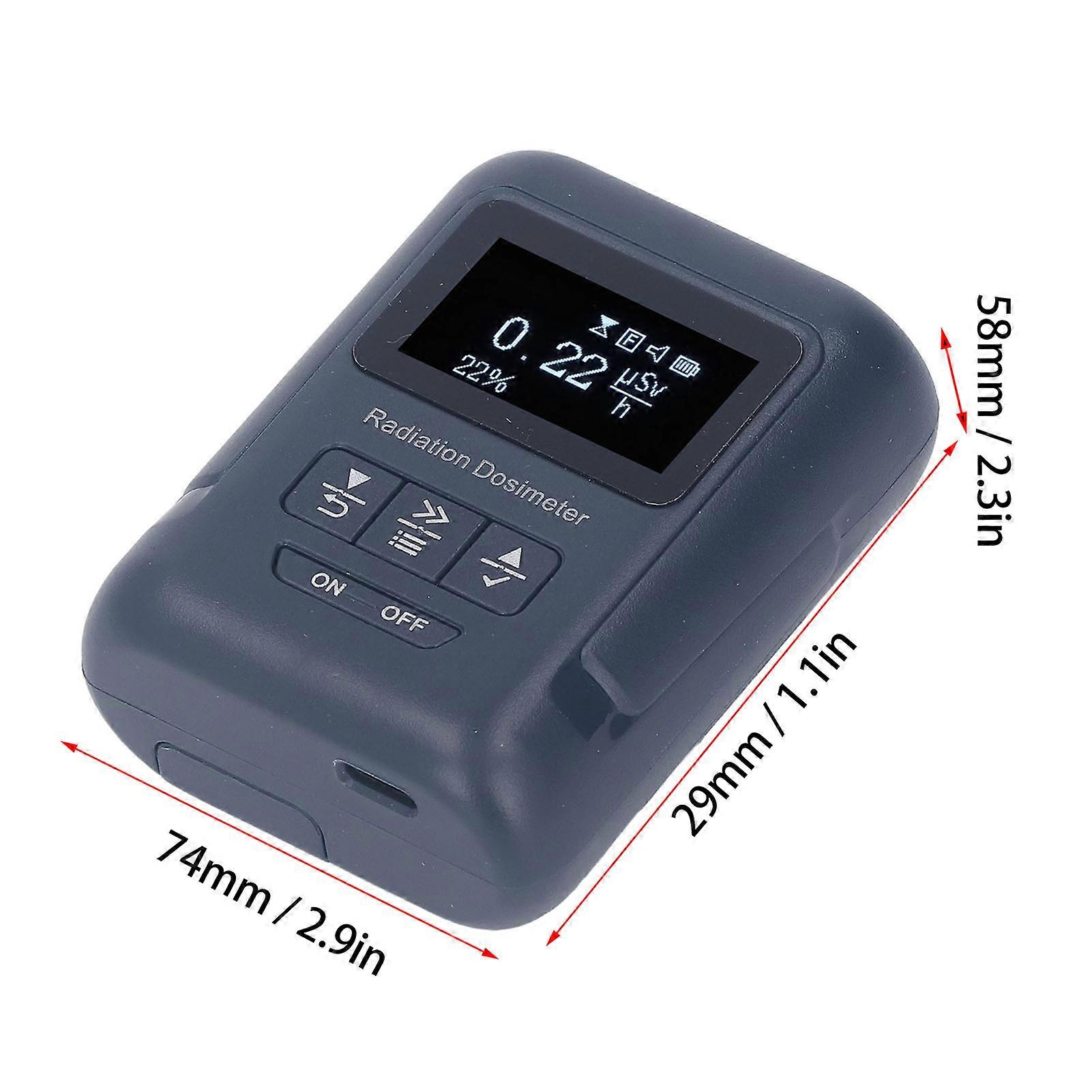 Radiation Detector Nuclear Monitor Dosimeter Geiger Counter Alpha Beta ...