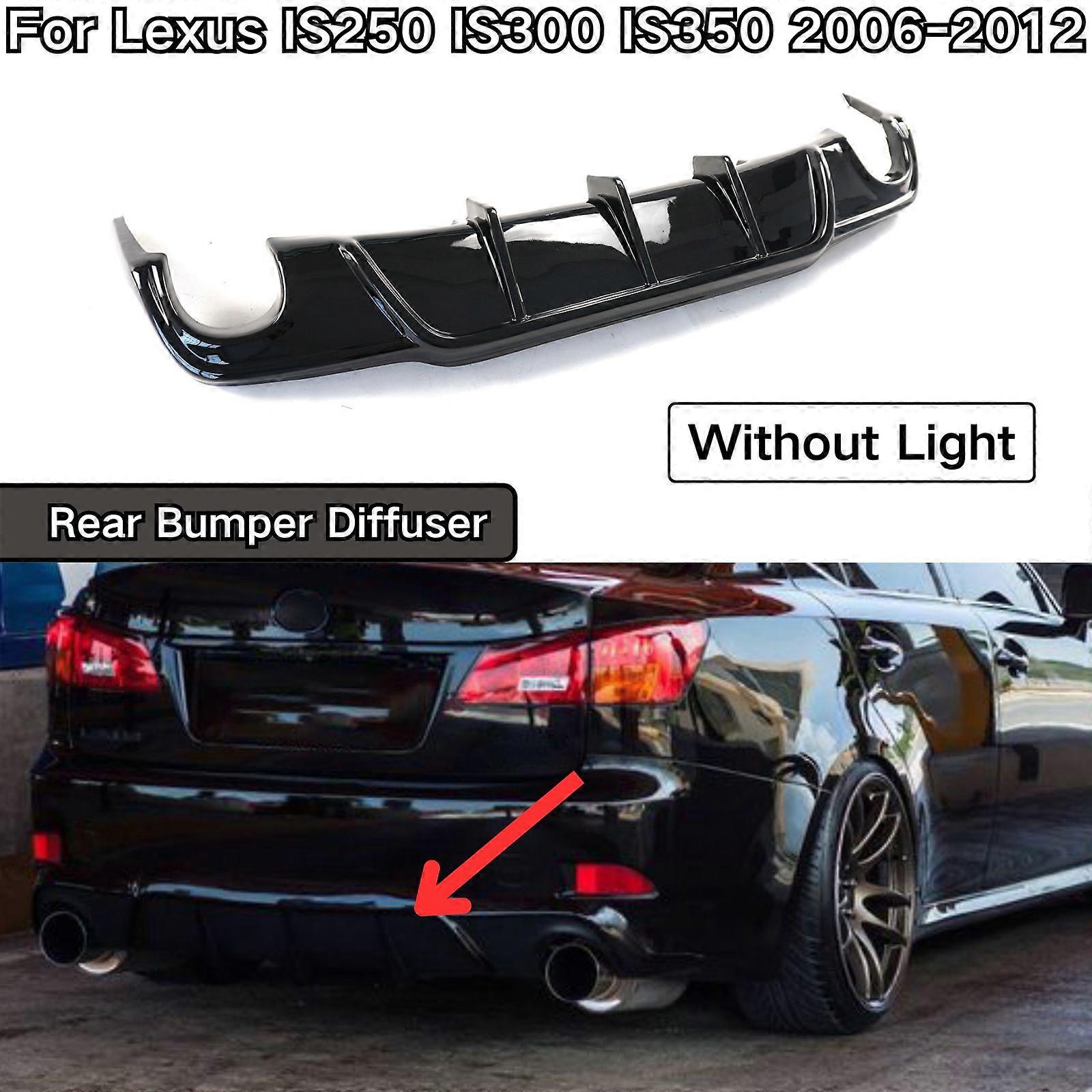 For Lexus IS250 IS300 IS350 2006 2007-2012 Car Rear Bumper Diffuser Car ...