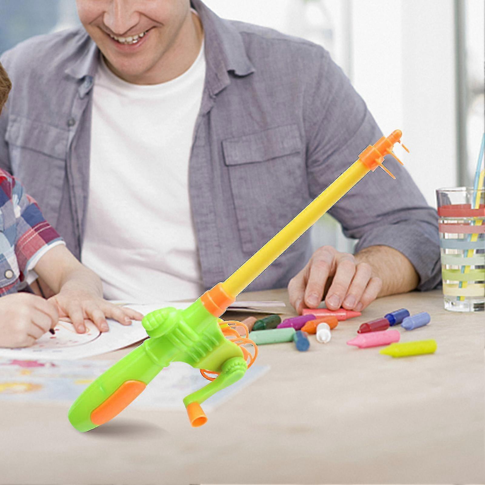 Naievear 7 Pcs Fishing Game Toy Magnetic Simulation Plastic Colorful ...