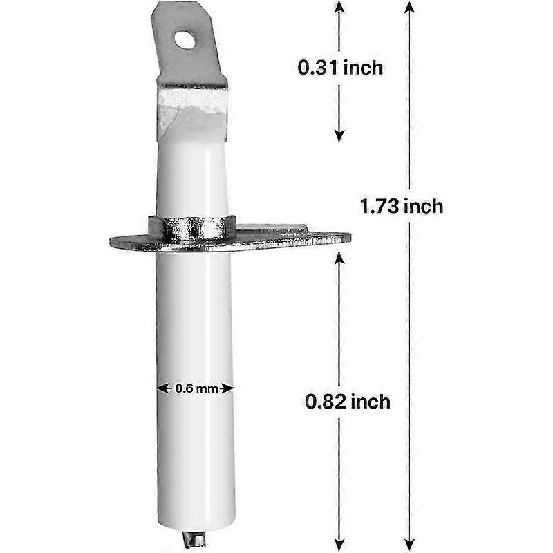 4 Pack Gas Range Stove Ignitor Electrode 8523793 Replacement for Gas ...