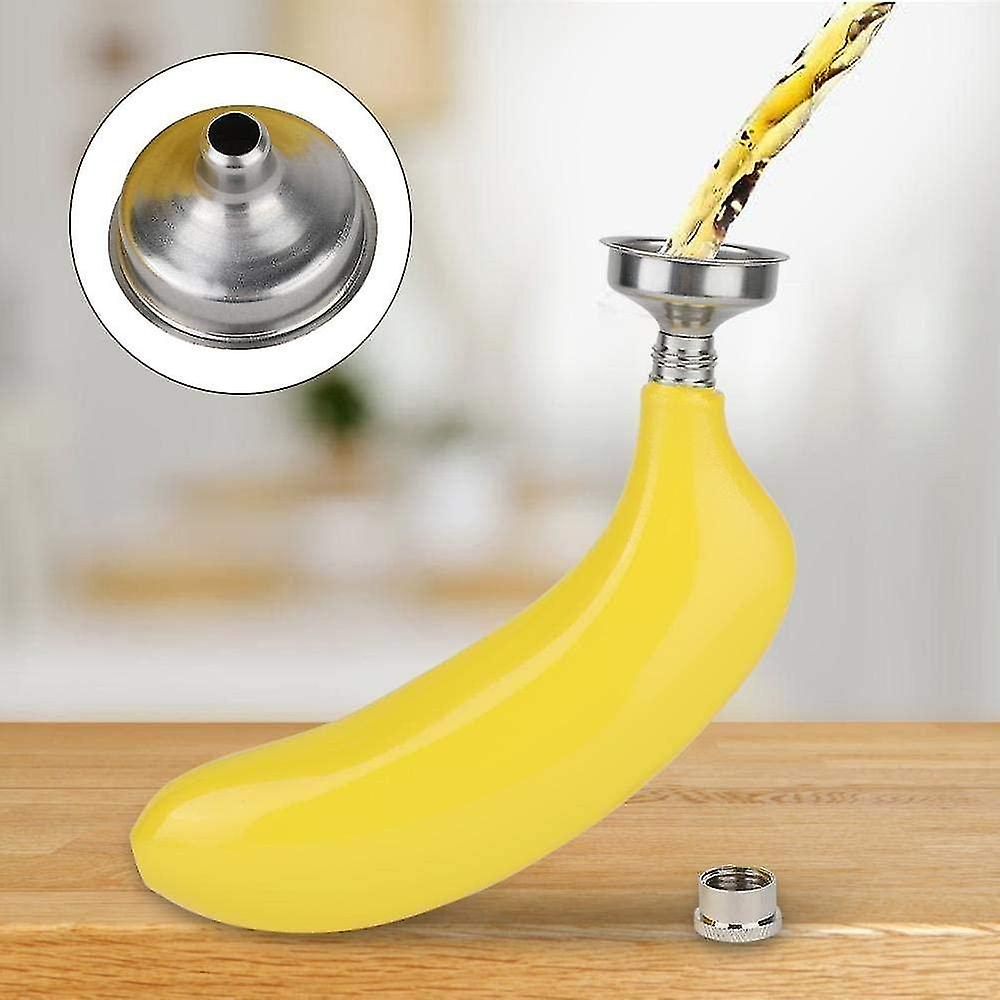 Banana Liquor And Alcohol, Tropical Fruit Novelty Flask With Screw Top ...