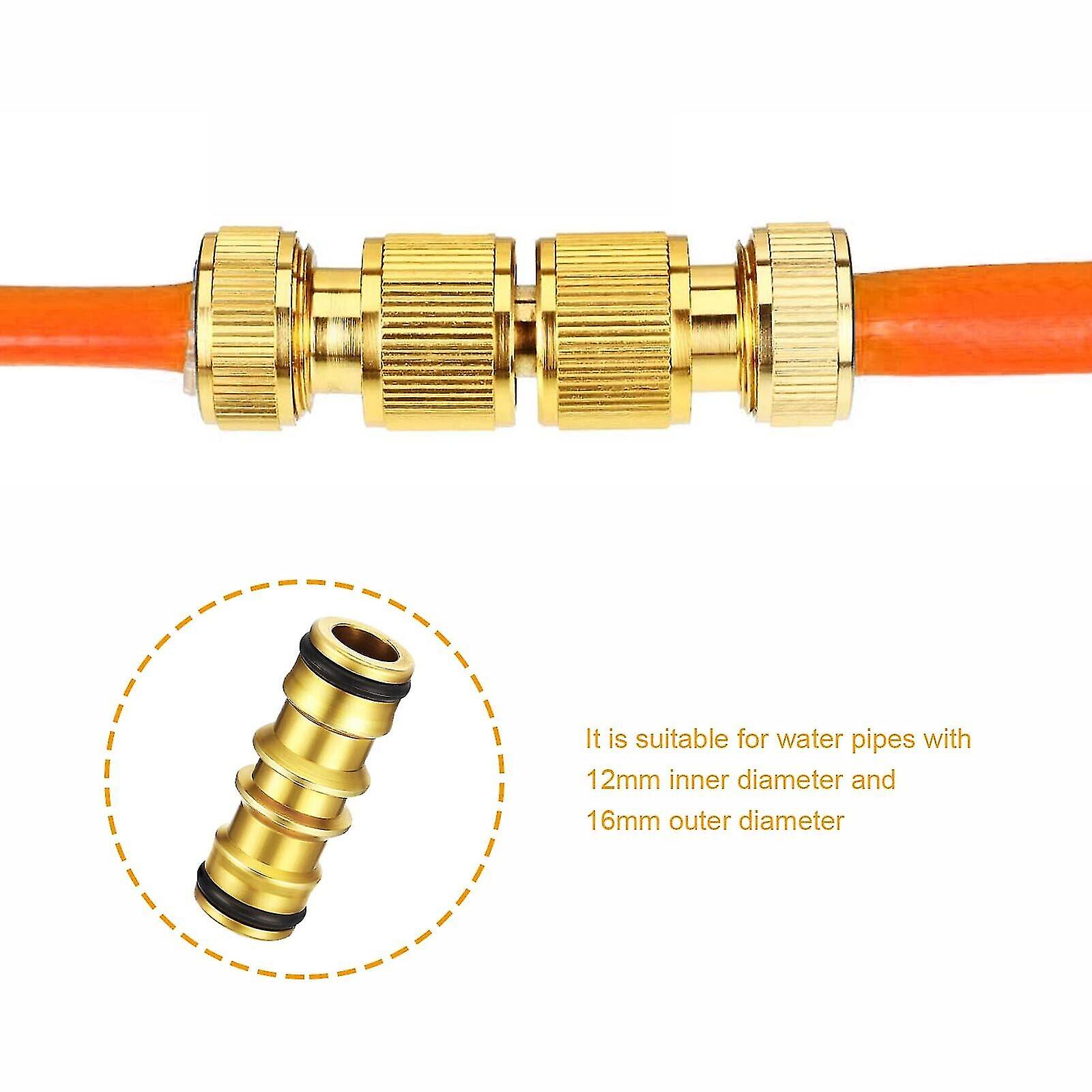 Brass Extender Connector Double Male Ended Hose Adaptor For Tube Tap ...