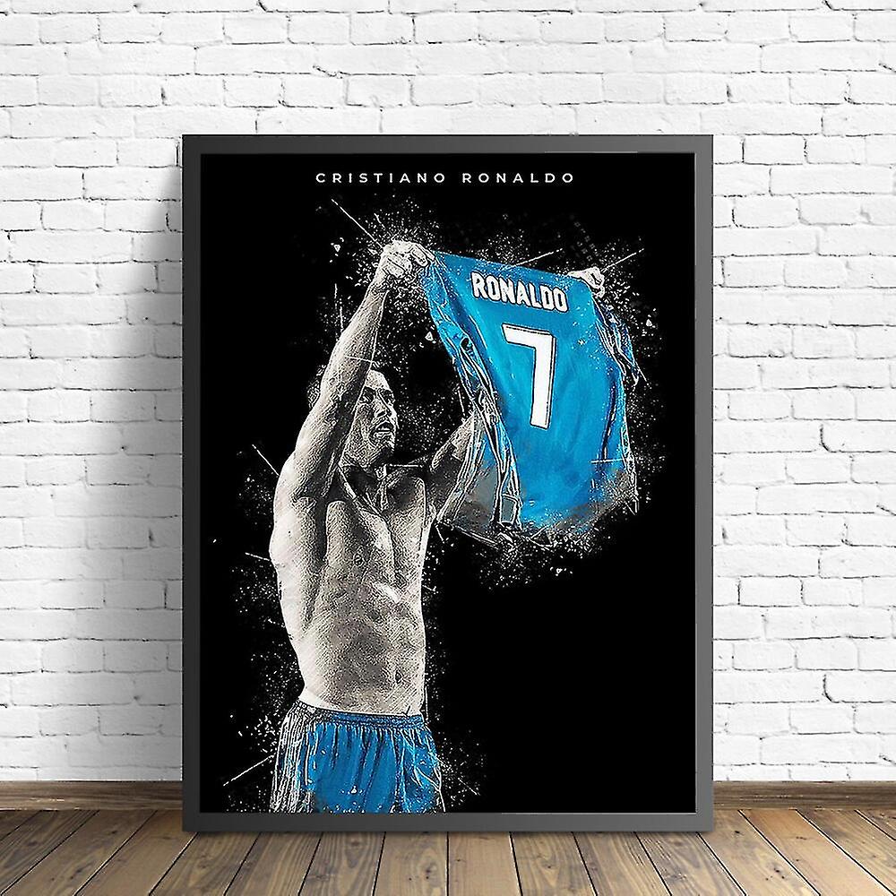 Cristiano Ronaldo Football Star Posters And Prints Sports Artist Canvas ...