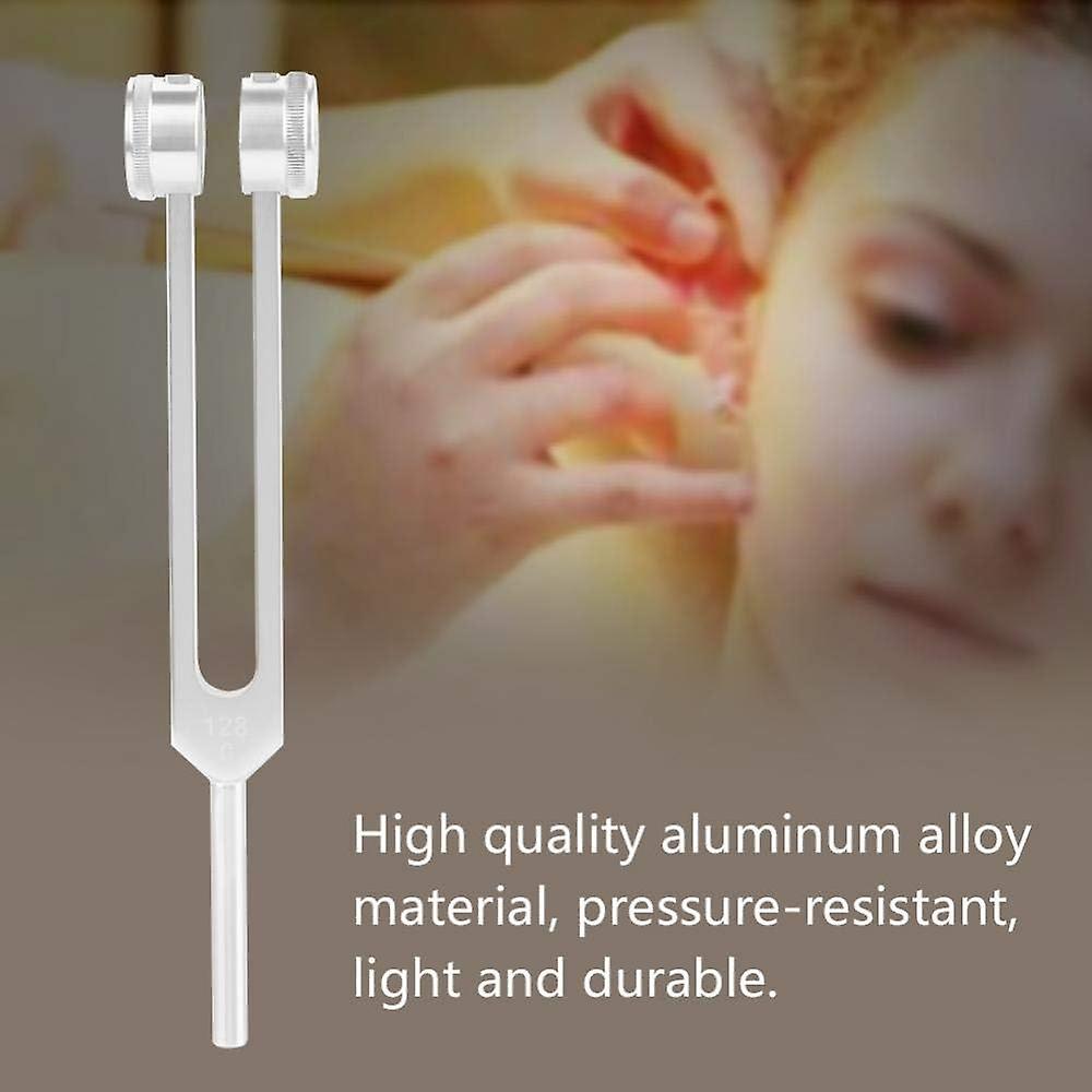Health Gear 128hz Tuning Fork With Hammer, Aluminum Alloy Medical ...