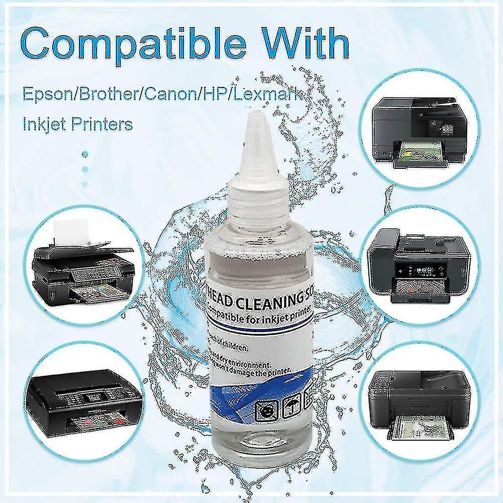 Print head cleaning fluid compatible with Epson compatible with Canon ...