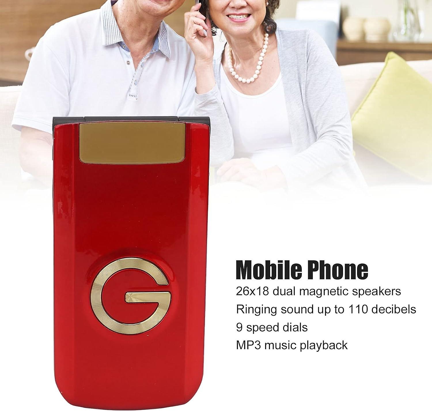 Seniors Flip Cell Phone, Big Buttons Loud Speaker Unlocked Phone with ...