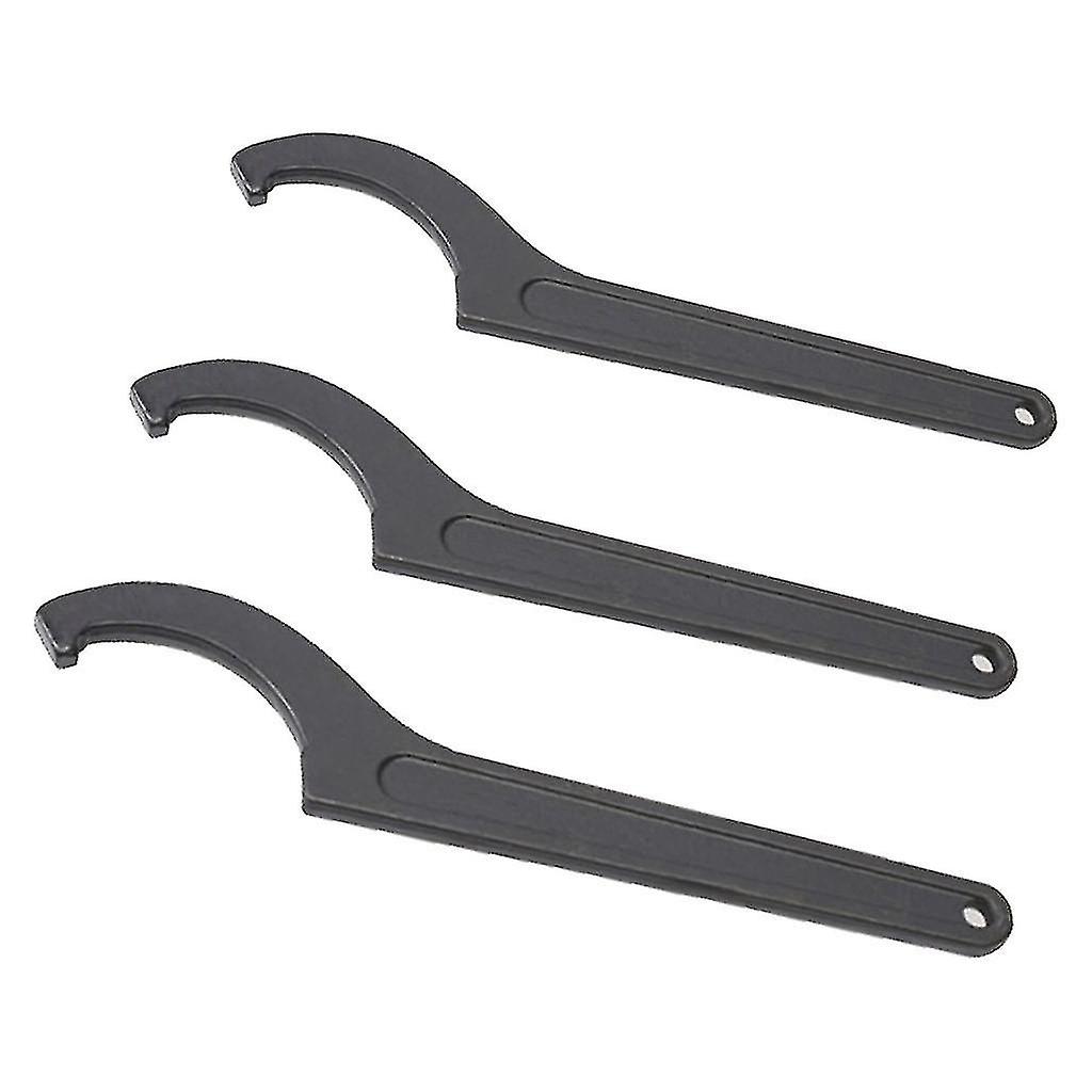 3x Professional Crescent Hook Wrench For Adjustable Hook Spanner C ...