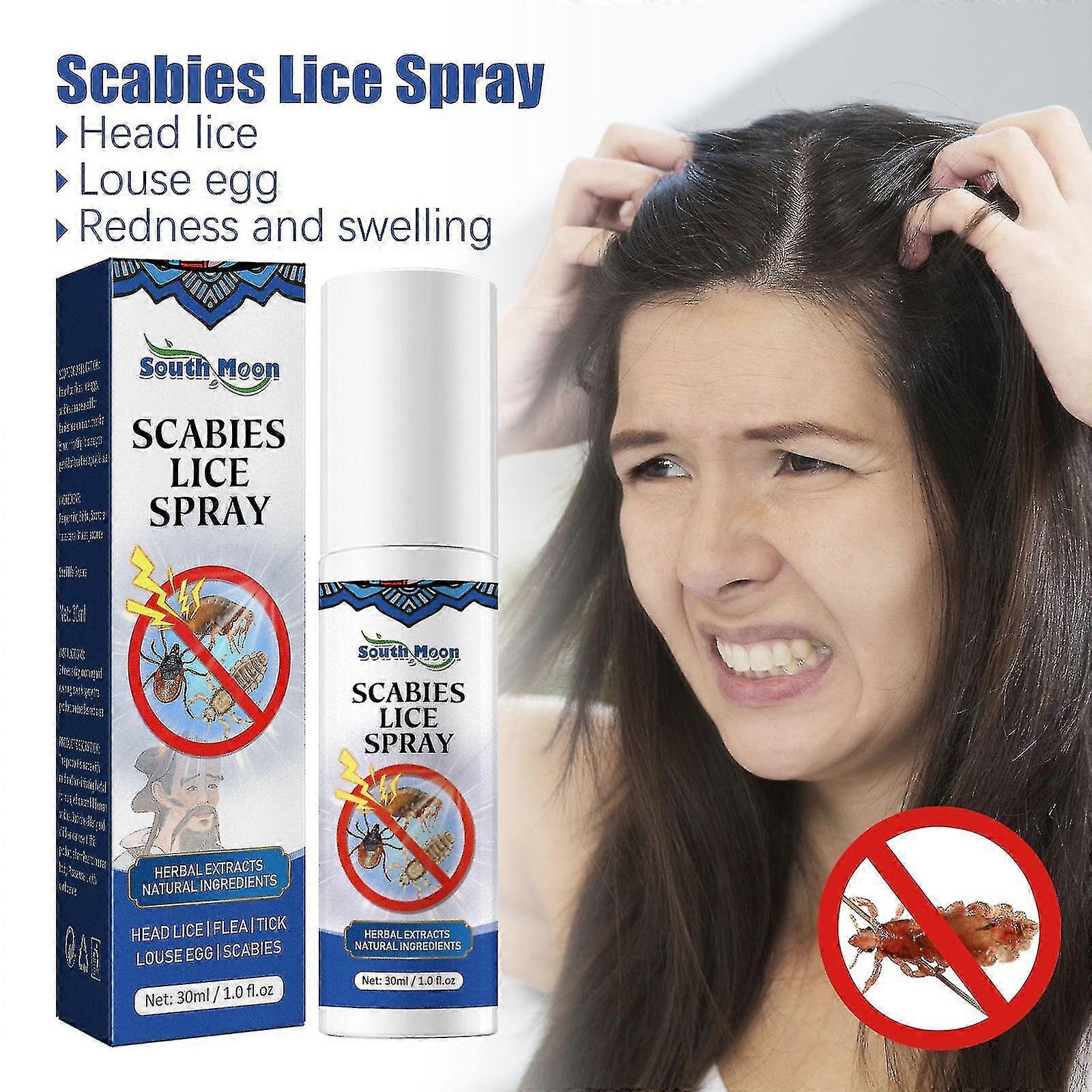 Pubic Lice Antibacterial Spray Removal Lice Eggs And Scalp Anti-itc | Fruugo IL