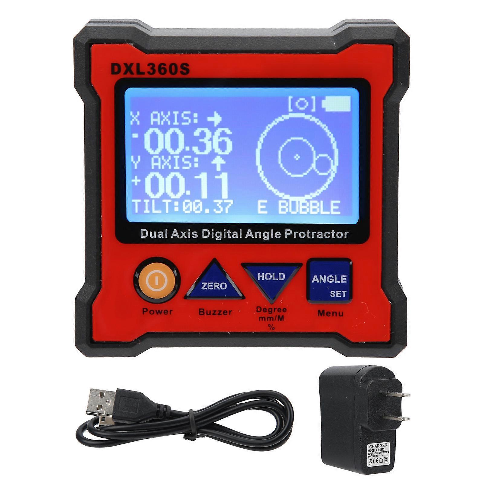 Digital Protractor with Magnetic Single Axle Industrial Supplies ...