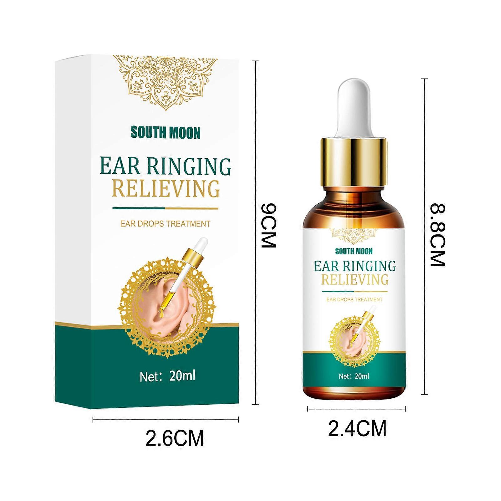 SOUTH MOON 20ml Ear Ringing Relieving Ear Drops Tinnitus Deafness Ear ...