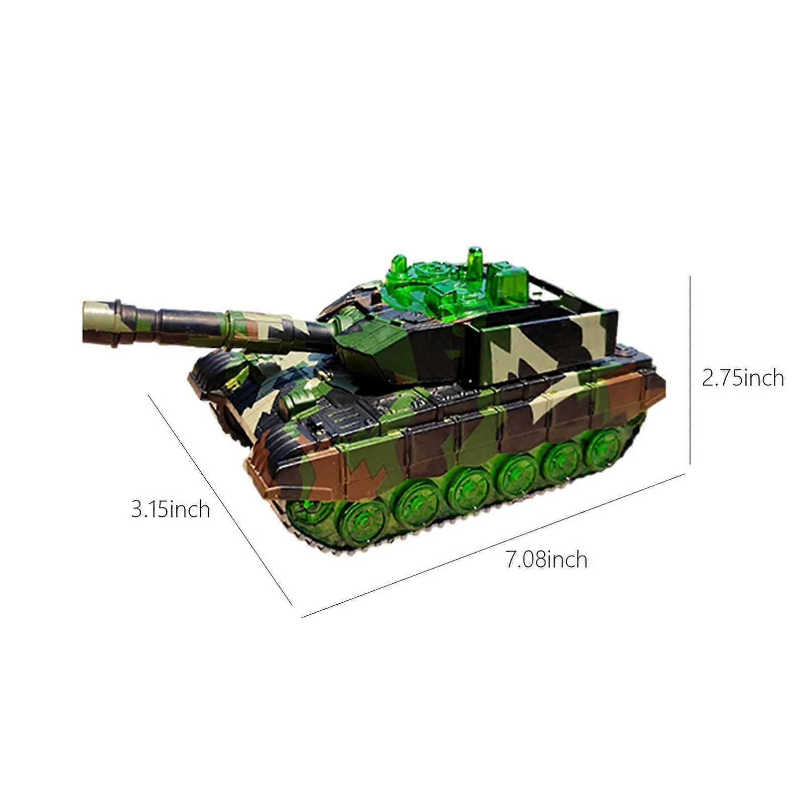 Children's Electric Small Tank, Light And Sound Effects, Manual Turret ...