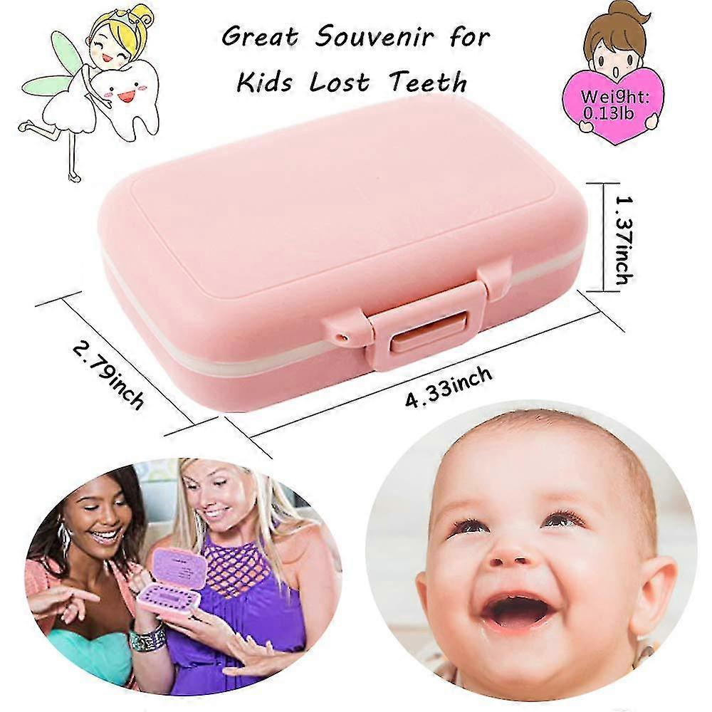 Baby Teeth Keepsake Box, Pp Children Kids Tooth Storage Holder ...