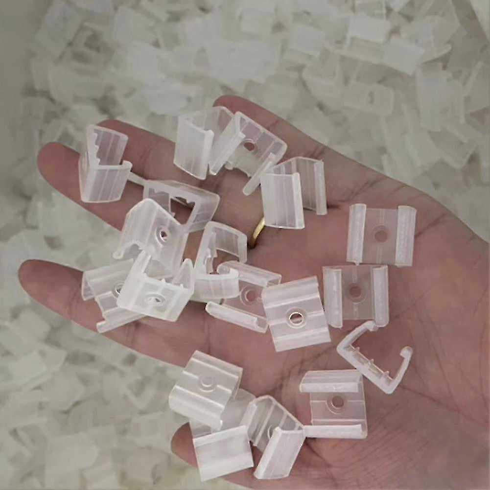 120pcs Led Strip Light Clips Neon Mounting Clips 10/13/16mm Size Make ...